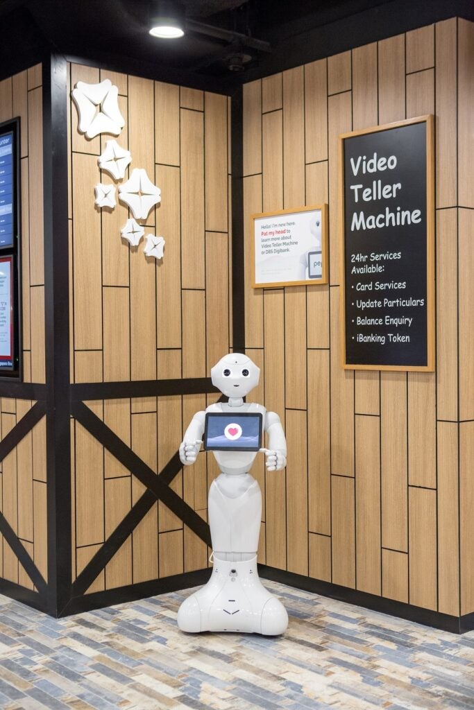 DBS branch concept incorporates the digital and physical worlds