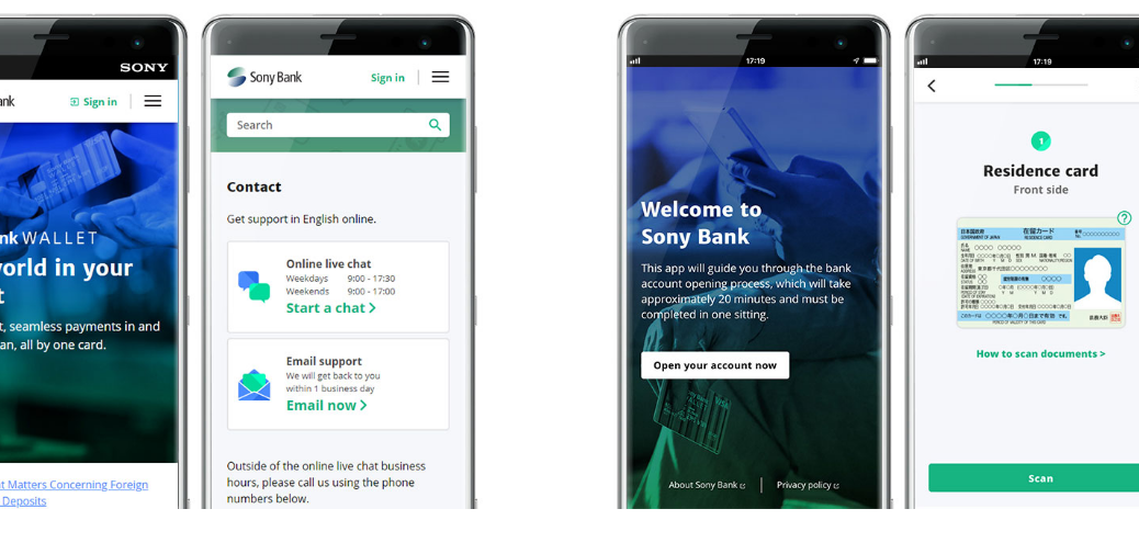 Sony Bank launches English online banking for foreign residents in Japan